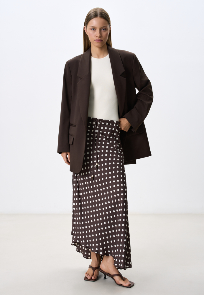 Принтованная юбка из 100% вискозы купить в интернет-магазине BRUSNIKA | Каталог юбки макси