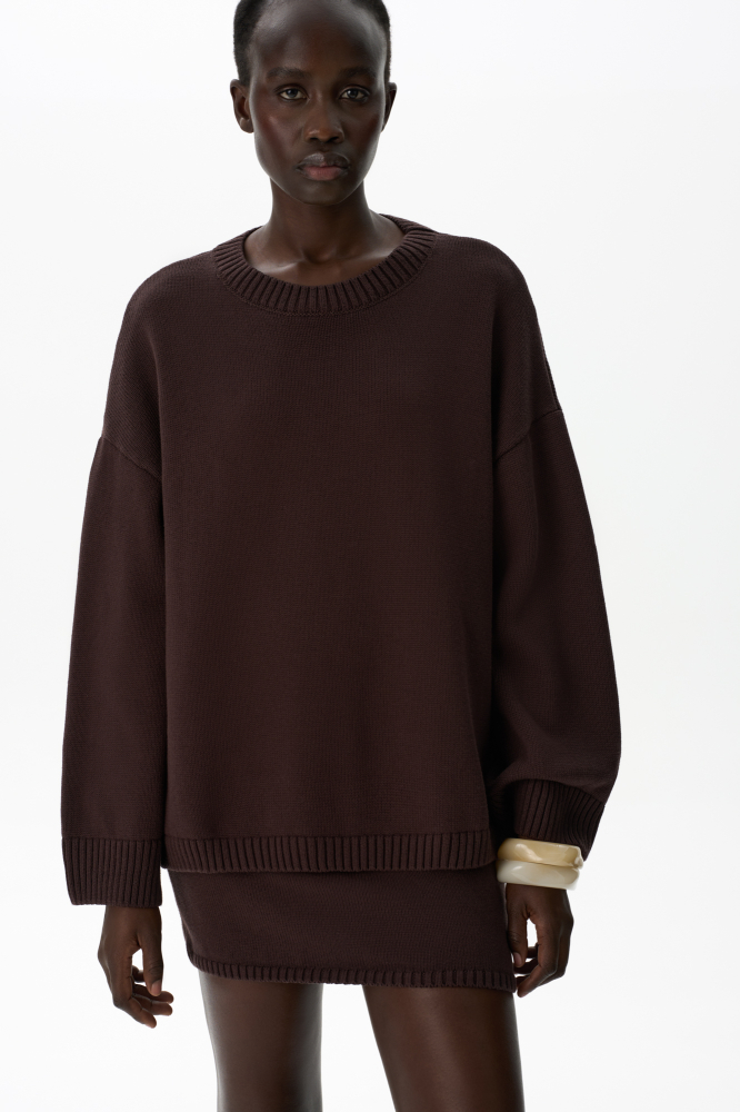 Джемпер из 100% хлопка купить в интернет-магазине BRUSNIKA | Каталог Джемперы