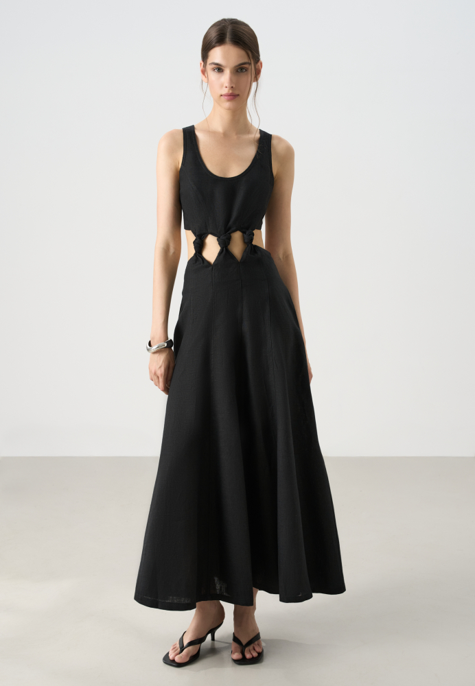 Платье из 100% льна купить в интернет-магазине BRUSNIKA | Каталог платья миди